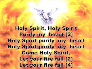 Let your fire fall | PPT