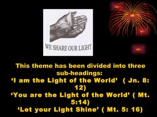 Let your light shine | PPT