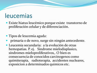 Leucemias agudas | PPTX