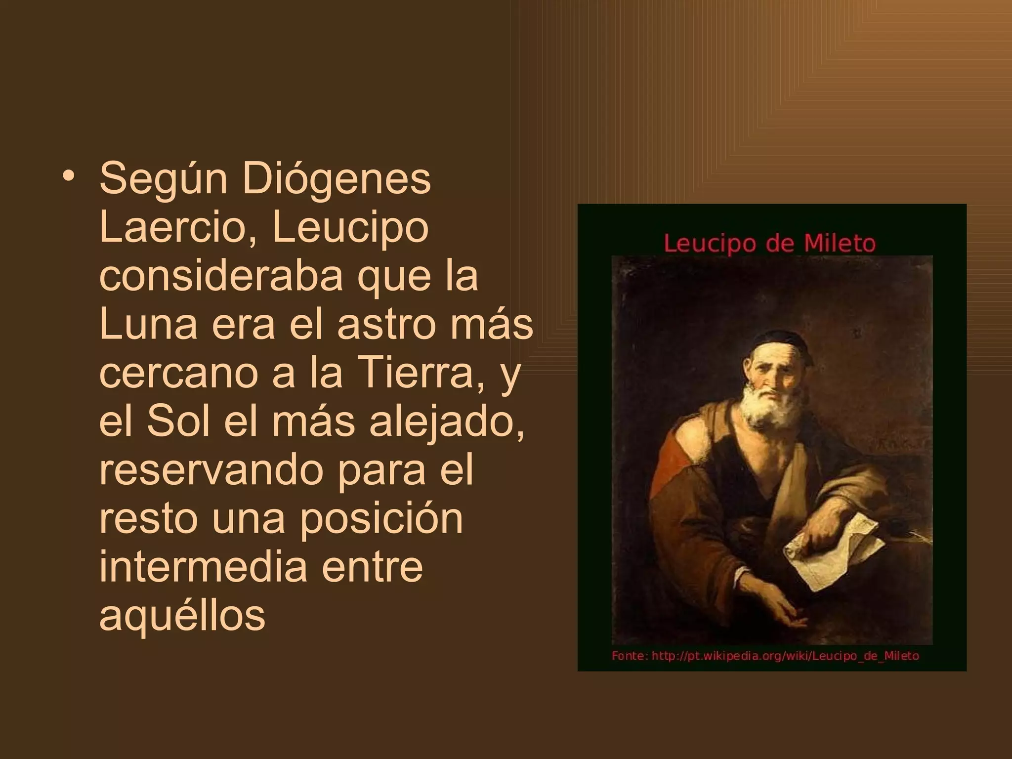 Leucipo De Mileto 1p | PPT