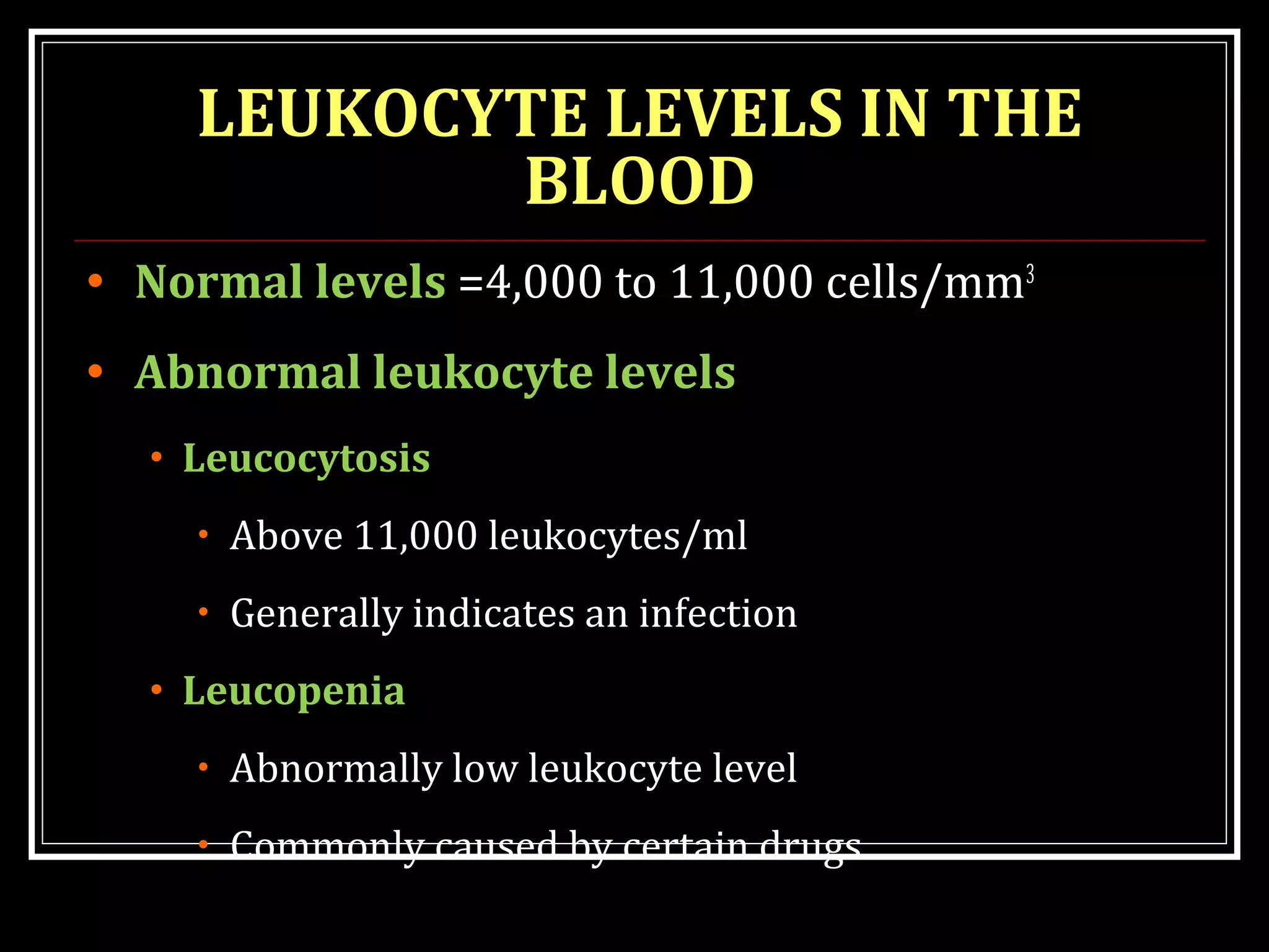 LEUCOCYTES | PPT