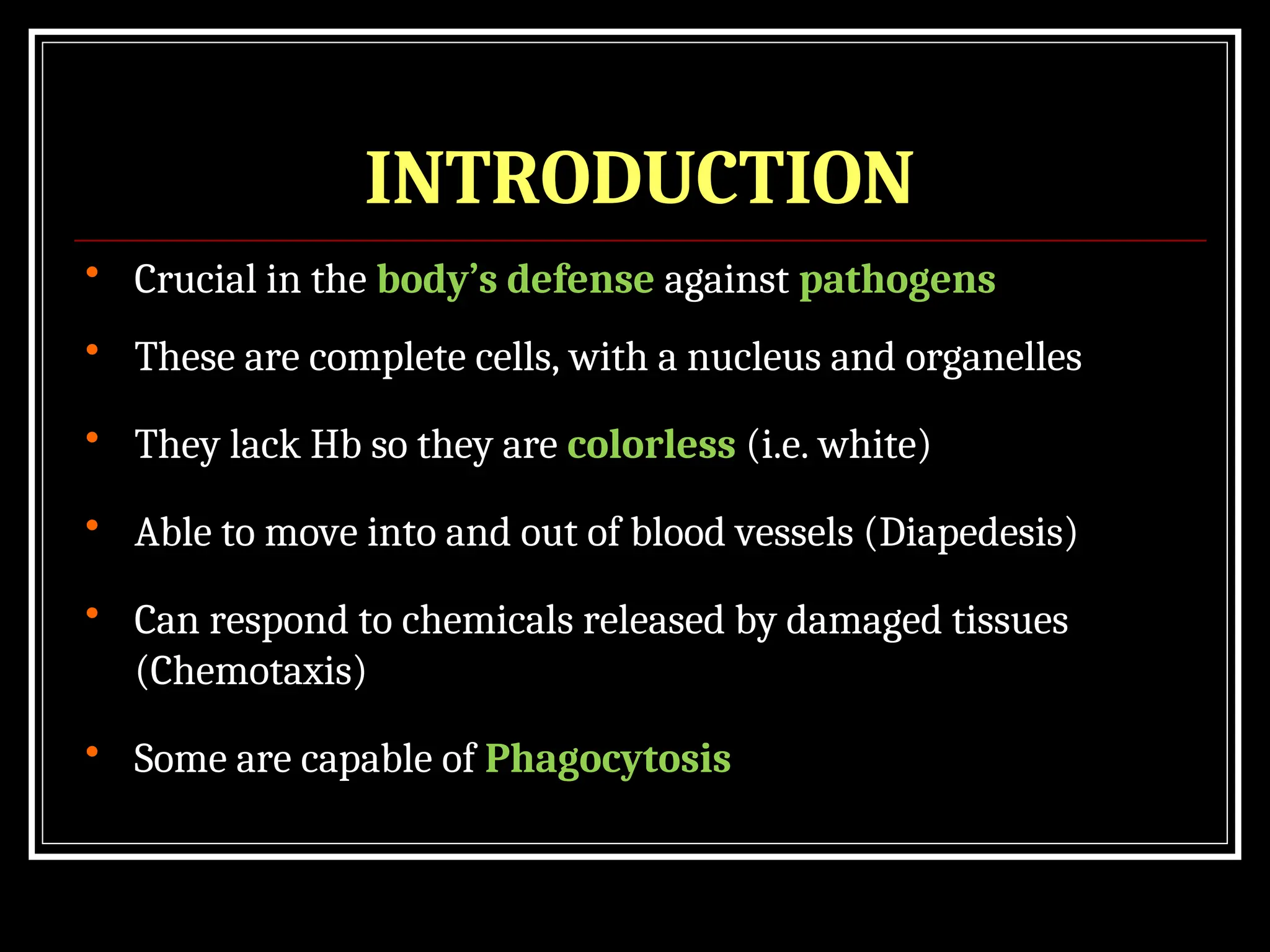 leucocytes or white blood cells. leucopoesis & variations in count | PPT