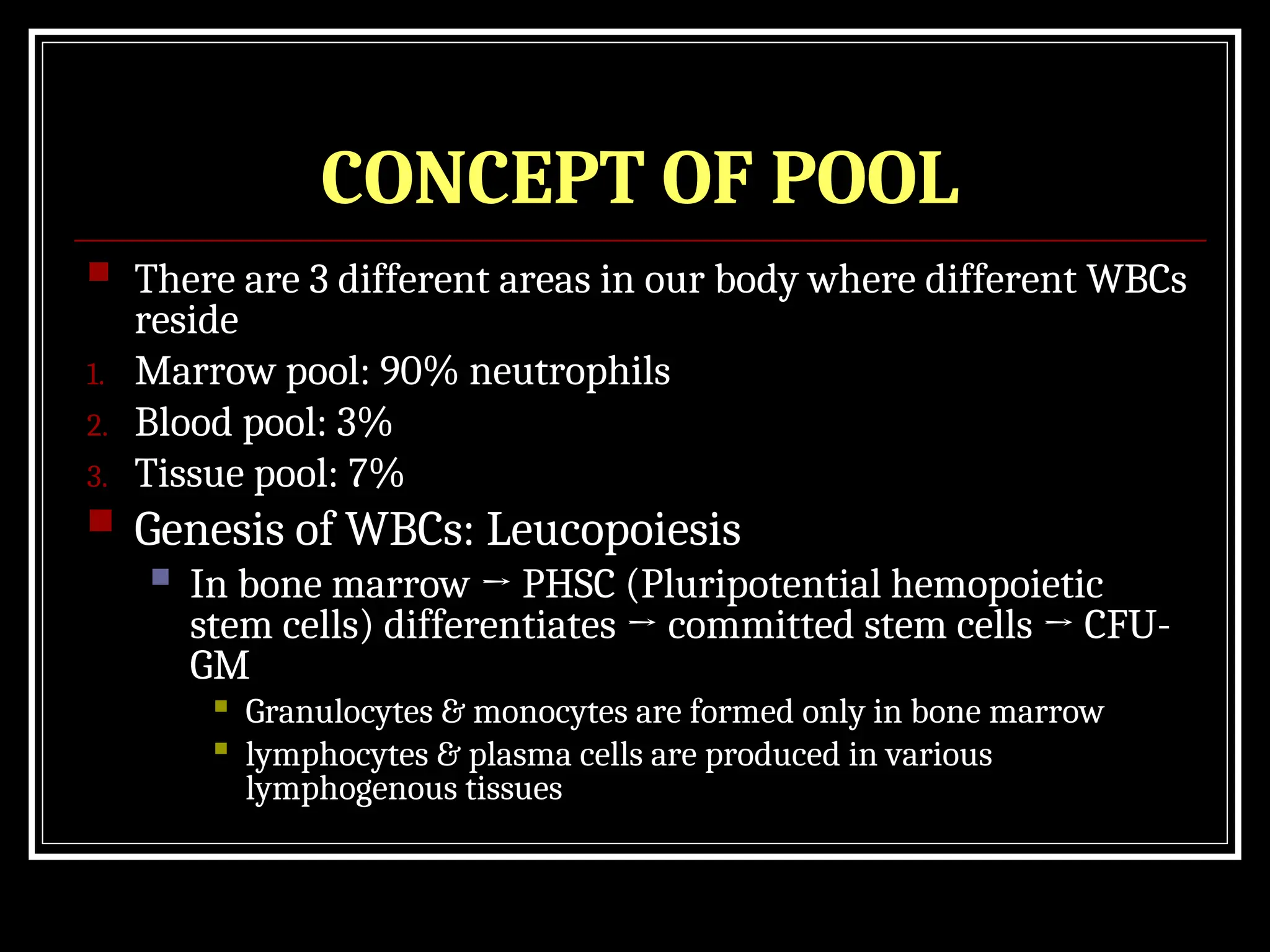 leucocytes or white blood cells. leucopoesis & variations in count | PPT
