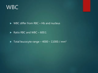 Leucocytes | PPTX | Blood Disorders | Diseases and Conditions