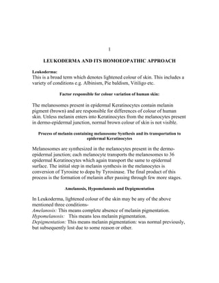 Leucoderma completed | PDF