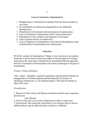 Leucoderma completed | PDF