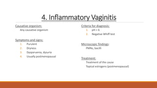 LEUCORRHEA VAGINITIS obstetrics Gyna.pptx