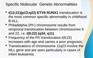 Leukaemia lecture 02 ALL transcript | PDF