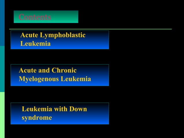 Childhood Acute Lymphoblastic Leukemia | PPT | Blood Disorders ...