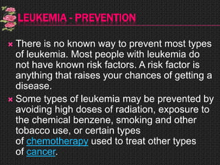Leukemia | PPTX