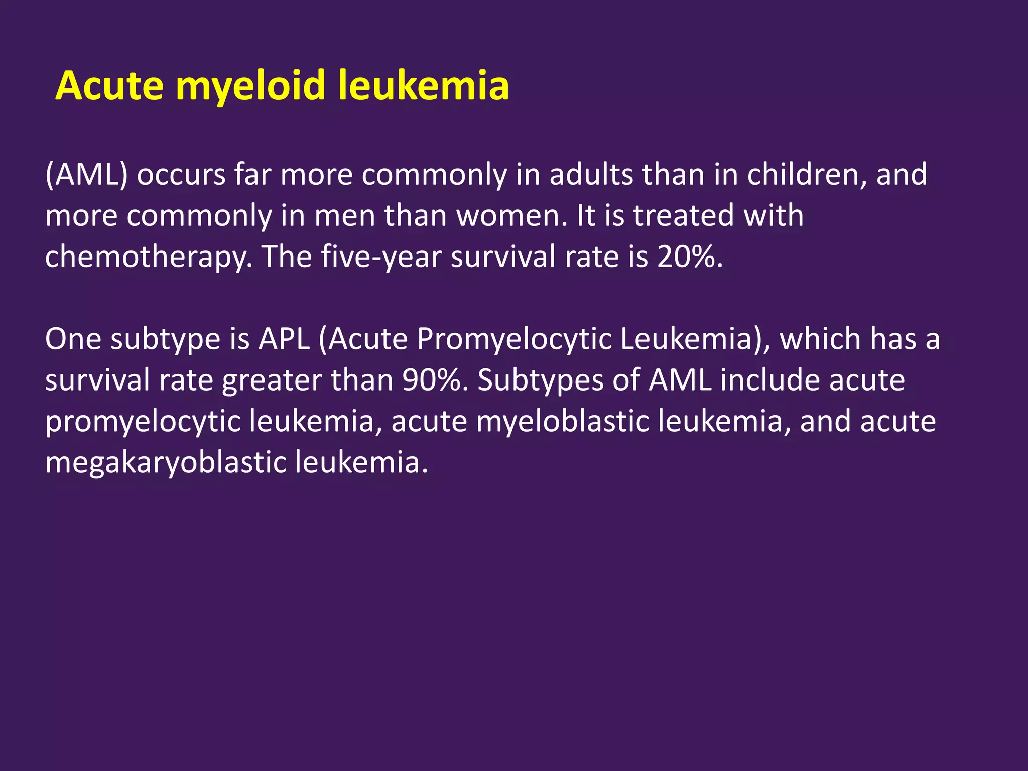 Leukemia , causes, clinical features, raktarbud | PPTX