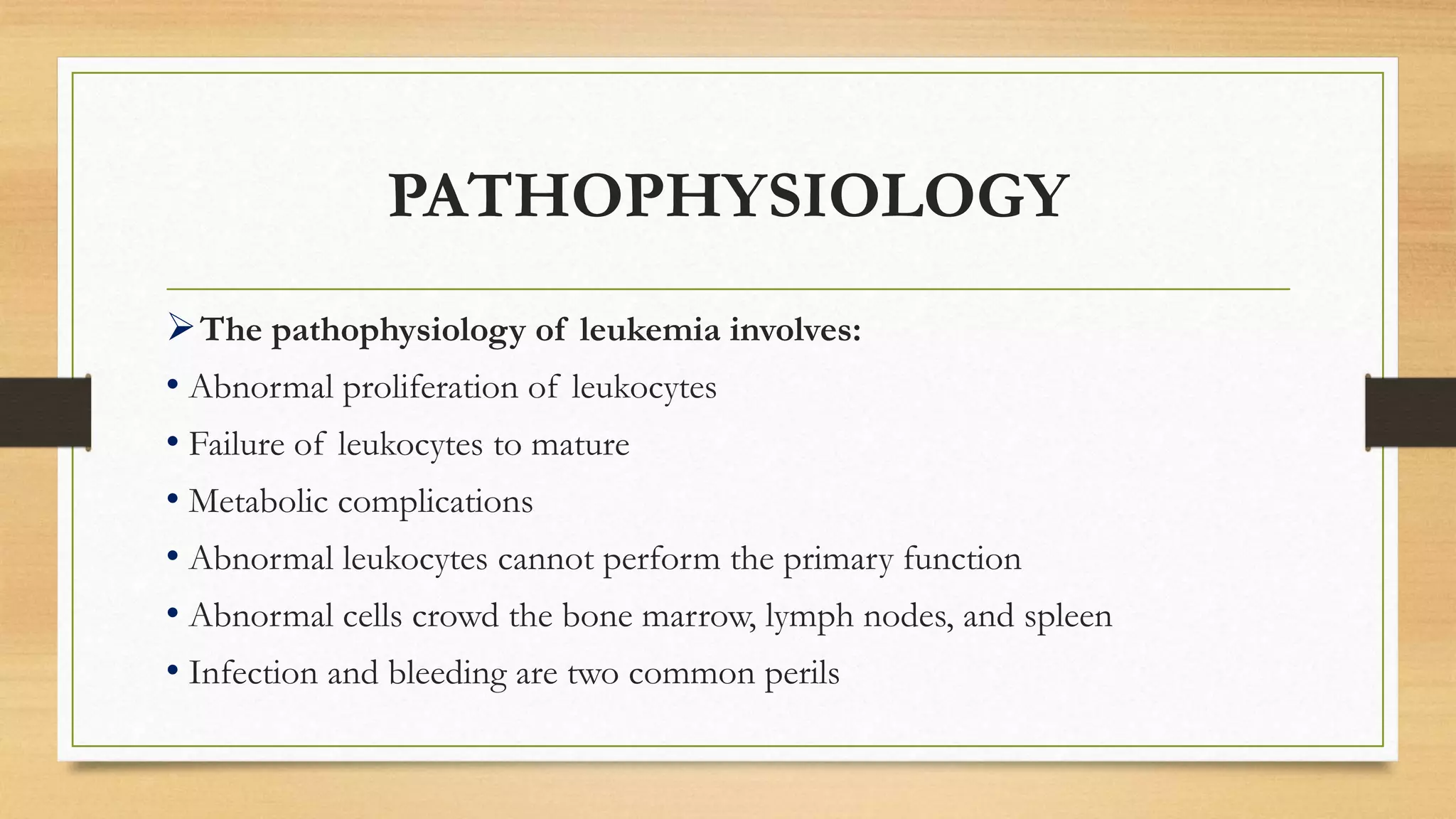 Leukemia (blood cancer) presentation | PPTX