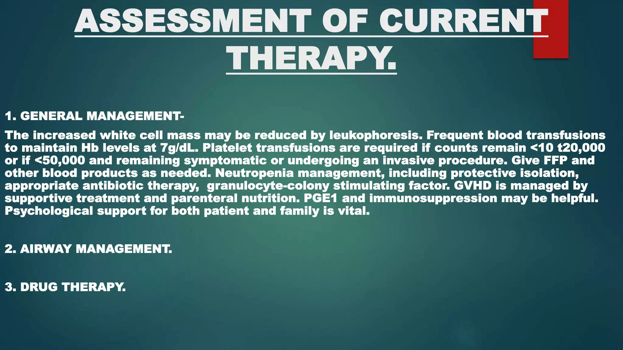 LEUKEMIA CASE STUDY- SOAP FORMAT | PPTX