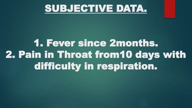LEUKEMIA CASE STUDY- SOAP FORMAT | PPTX