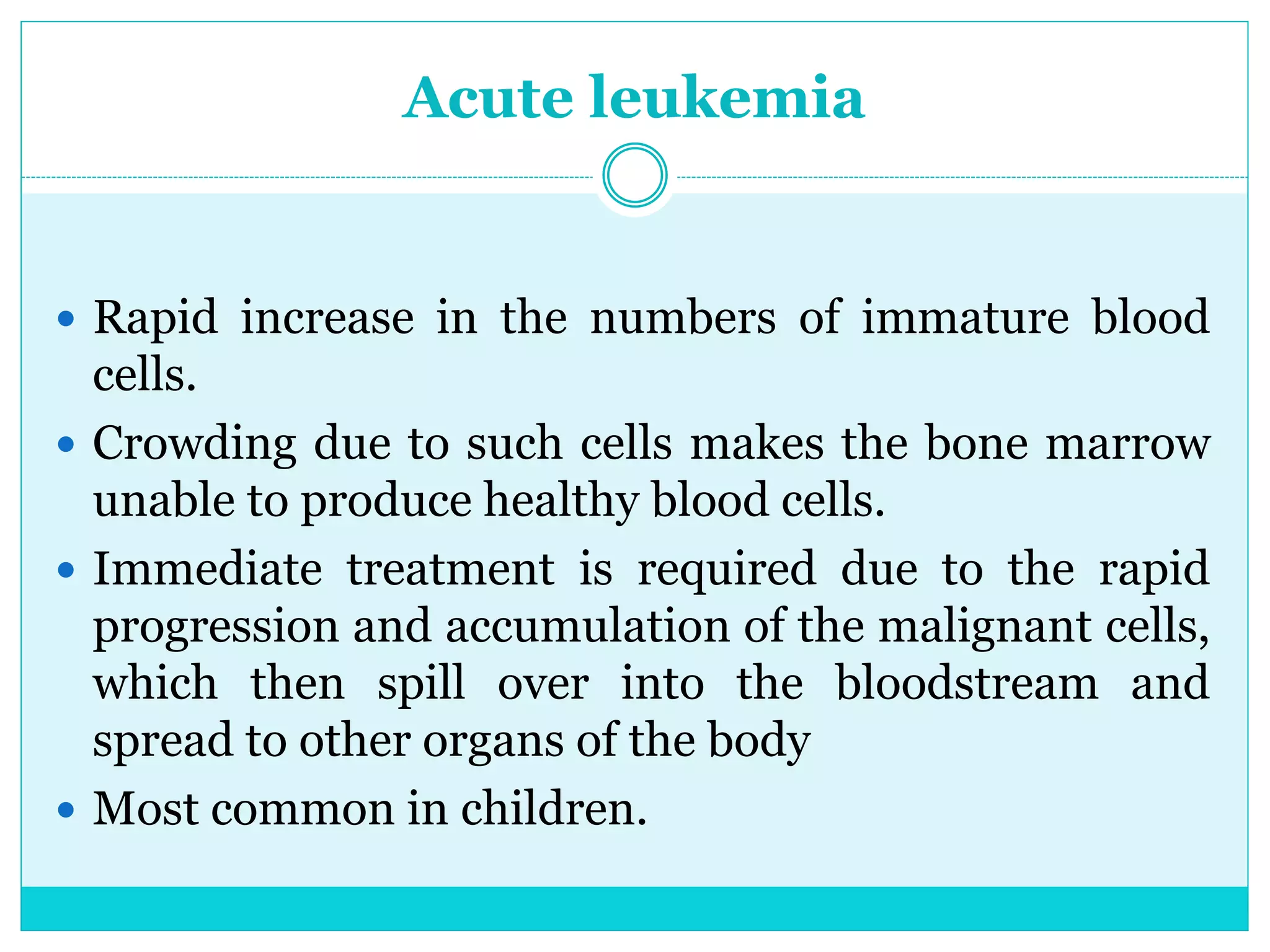 Leukemia | PPTX