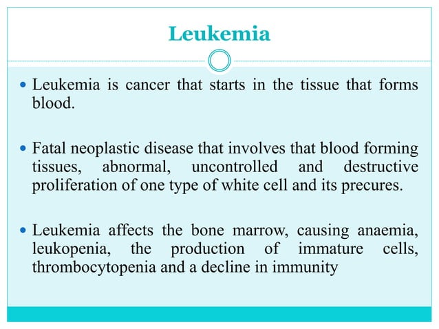 Leukemia | PPTX