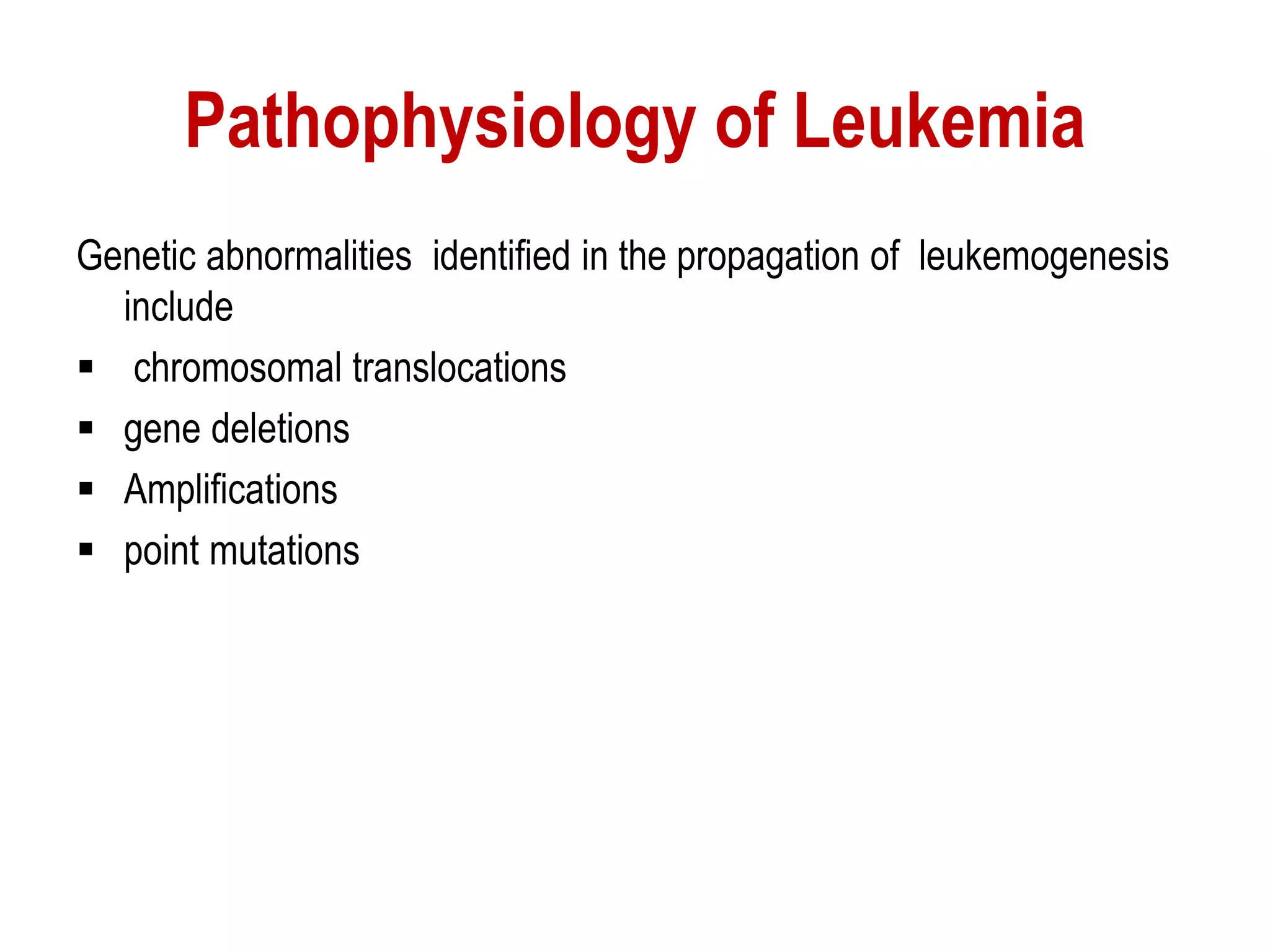 leukemia.pptx | Blood Disorders | Diseases and Conditions