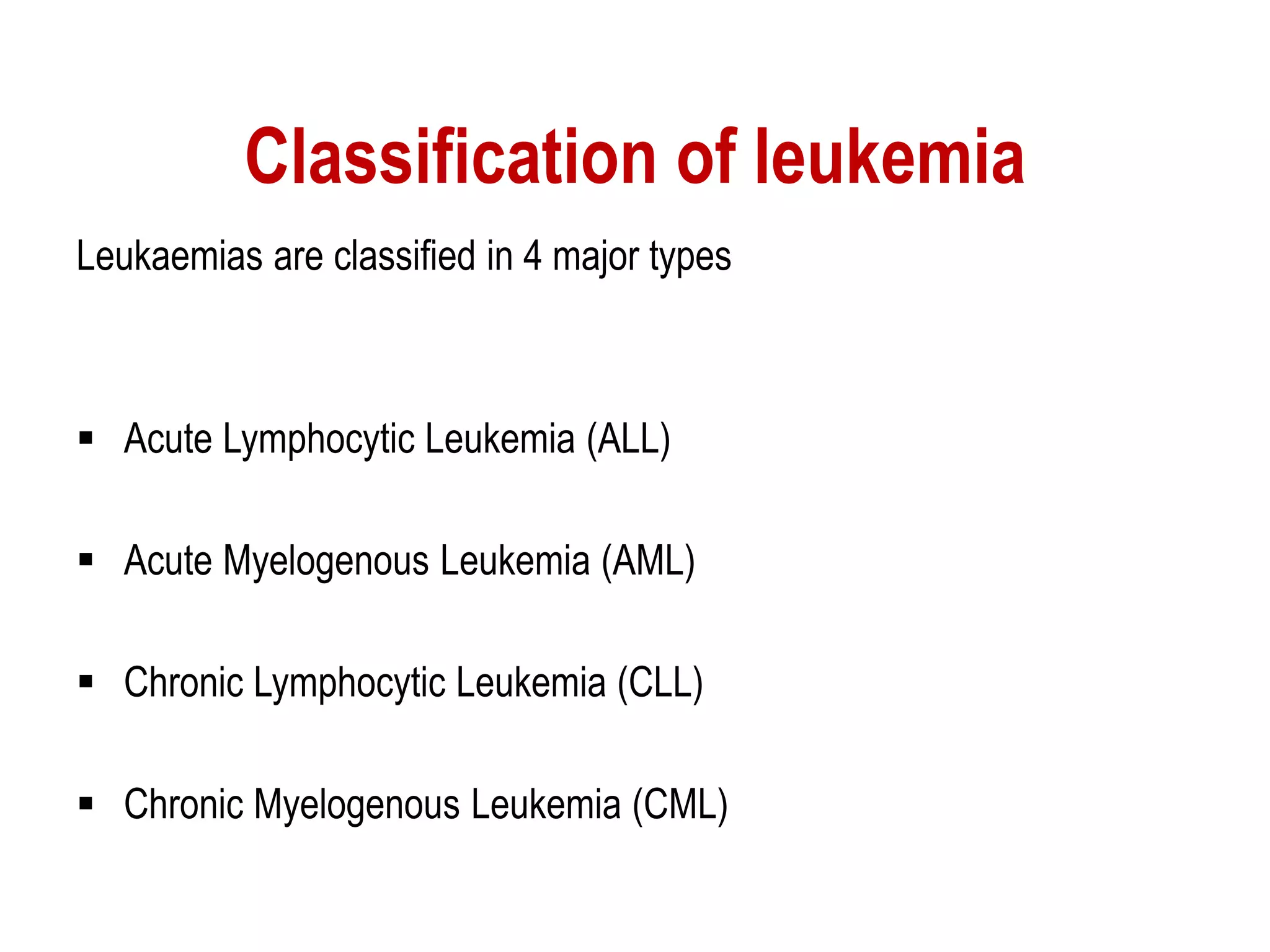 leukemia.pptx | Blood Disorders | Diseases and Conditions