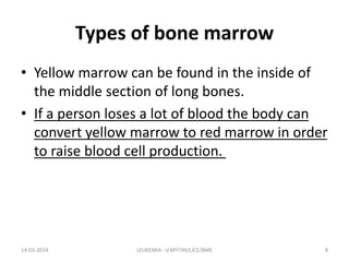 Leukemia - Cancer of white blood cells Leukocytes | PPT