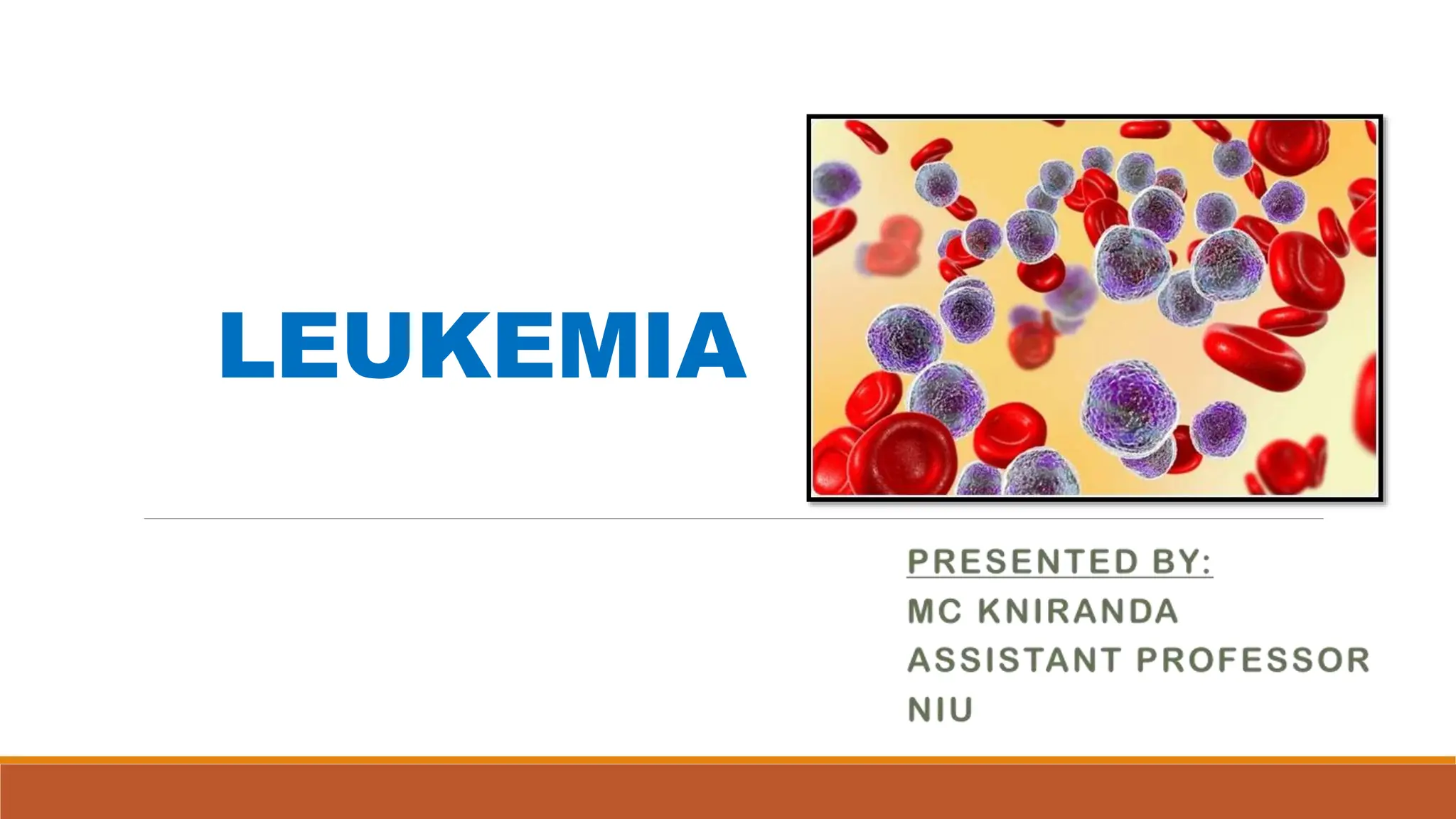 LEUKEMIA, blood disorders, blood cancerpptx | PPTX