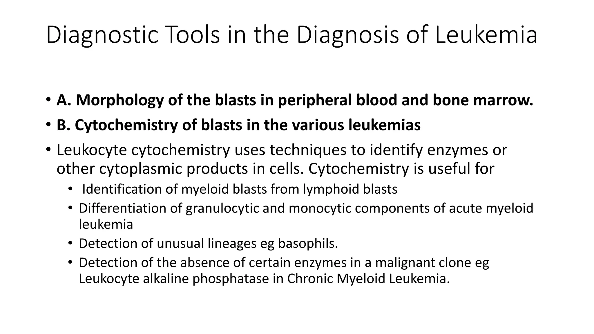 Leukemialeukemia Historic Perspective Etiology Risk Factors