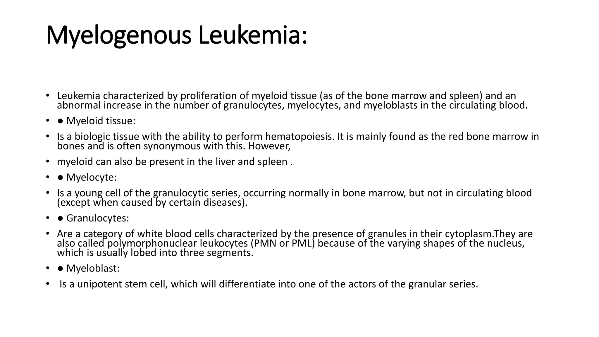 LEUKEMIALeukemia, historic perspective, etiology, risk factors ...