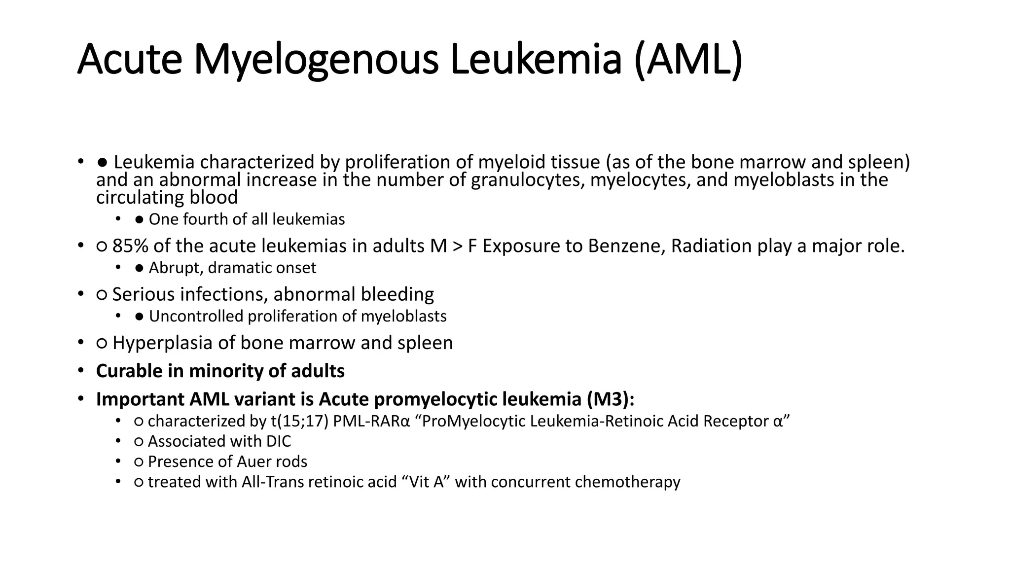 LEUKEMIALeukemia, historic perspective, etiology, risk factors ...