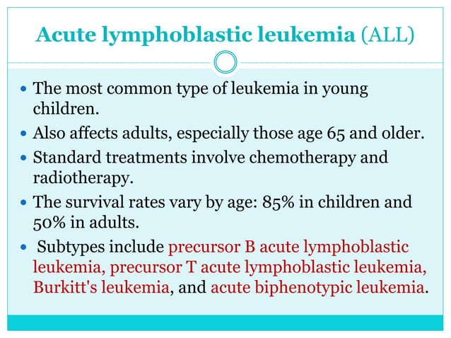leukemia and its treatment and nursing management.pptx