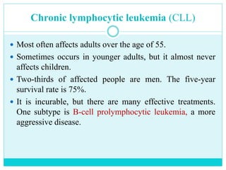 leukemia and its treatment and nursing management.pptx