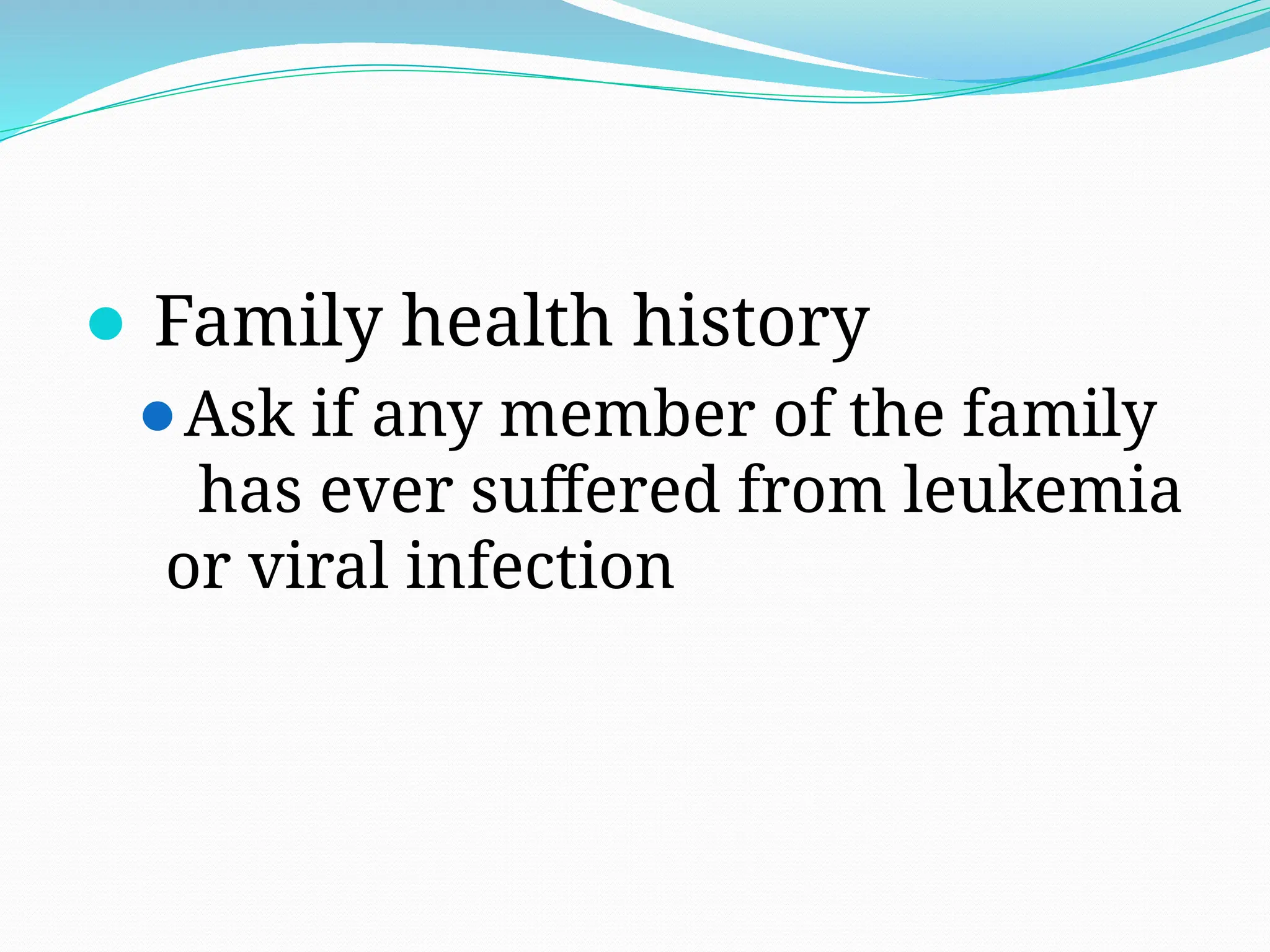 Nursing management of a patient with leukemia | PPTX
