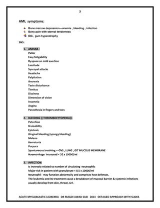 Leukemia --acute myeloid leukemia --- magdi sasi | PDF | Blood ...