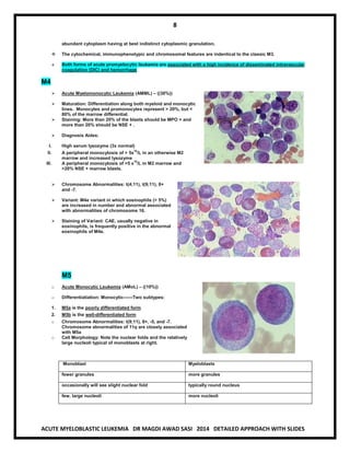 Leukemia --acute myeloid leukemia --- magdi sasi | PDF | Blood ...