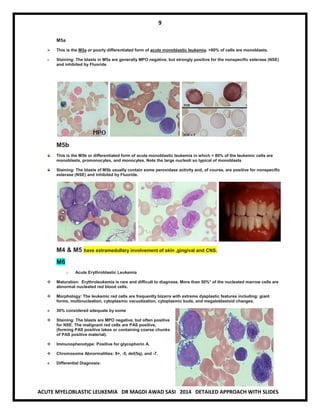 Leukemia --acute myeloid leukemia --- magdi sasi | PDF | Blood ...