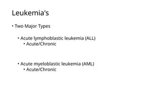 Leukemia: provision of patient centered care of Lymphoid and Leukemias ...