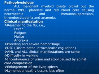 Leukemia - Teaching practice in nursing medical surgical | PPT