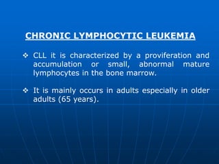 Leukemia - Teaching practice in nursing medical surgical | PPT