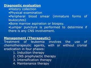Leukemia - Teaching practice in nursing medical surgical | PPT