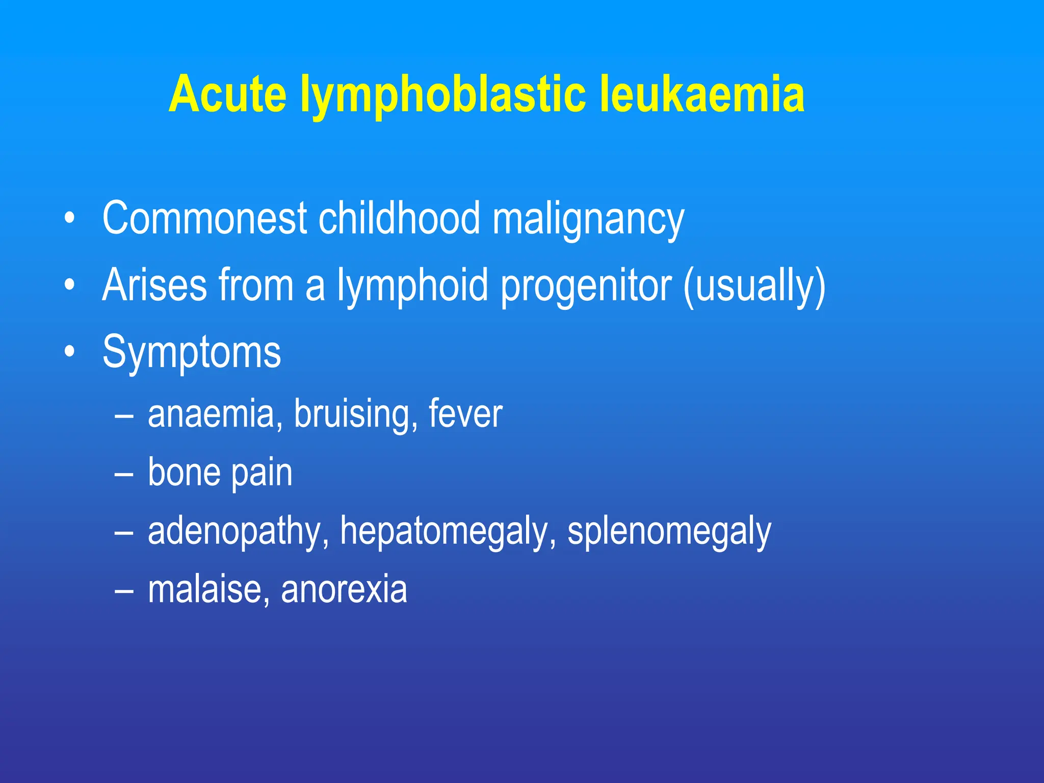 Leukemia Acute Lymphoblastic Leukemia Pediatrics final .pptx