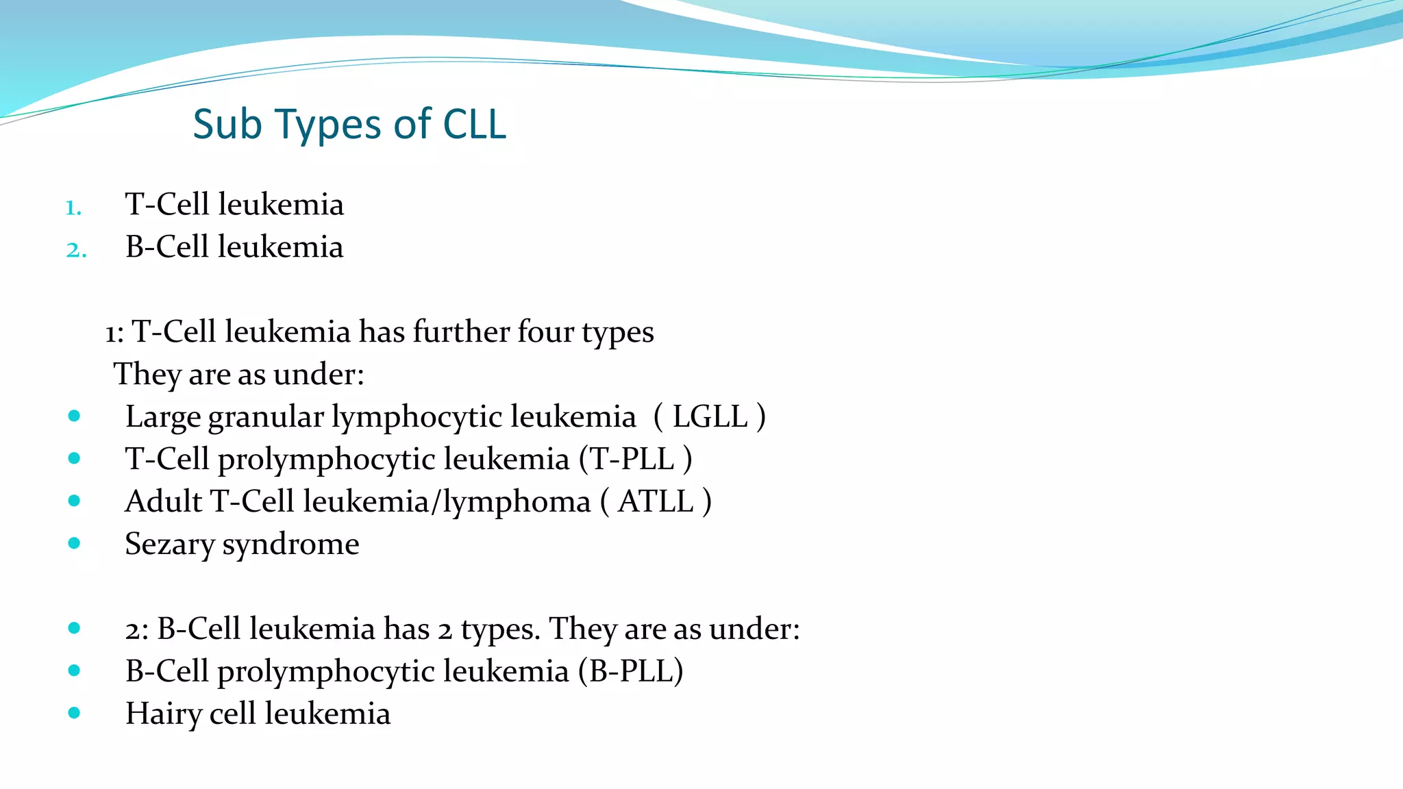 Leukemia and its types presentation 1 | PPTX