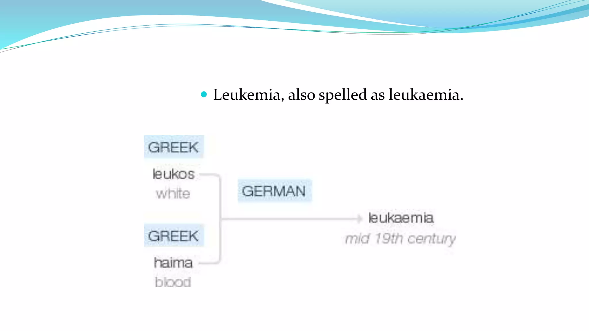 Leukemia and its types presentation 1 | PPTX