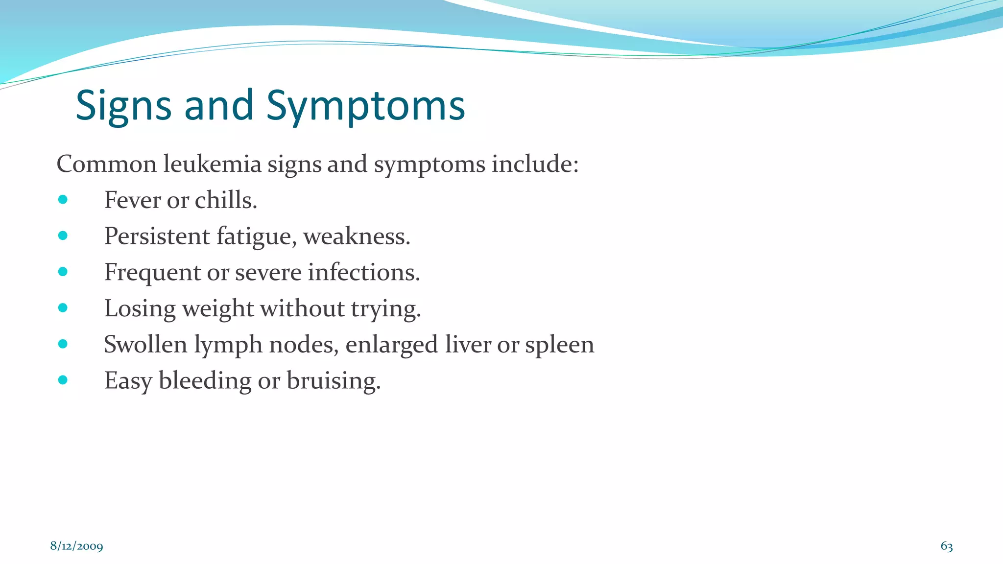 Leukemia and its types presentation 1 | PPTX
