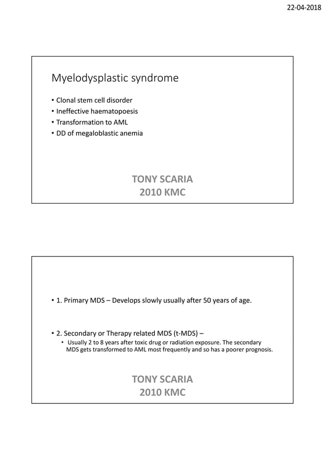 Leukemia and lymphoma PATHOLOGY REVISION NOTES | PDF