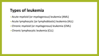leukemia by Anas Razzaq | PPTX
