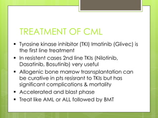 acute and chronic Leukemia therapy by irfan hamid | PPT