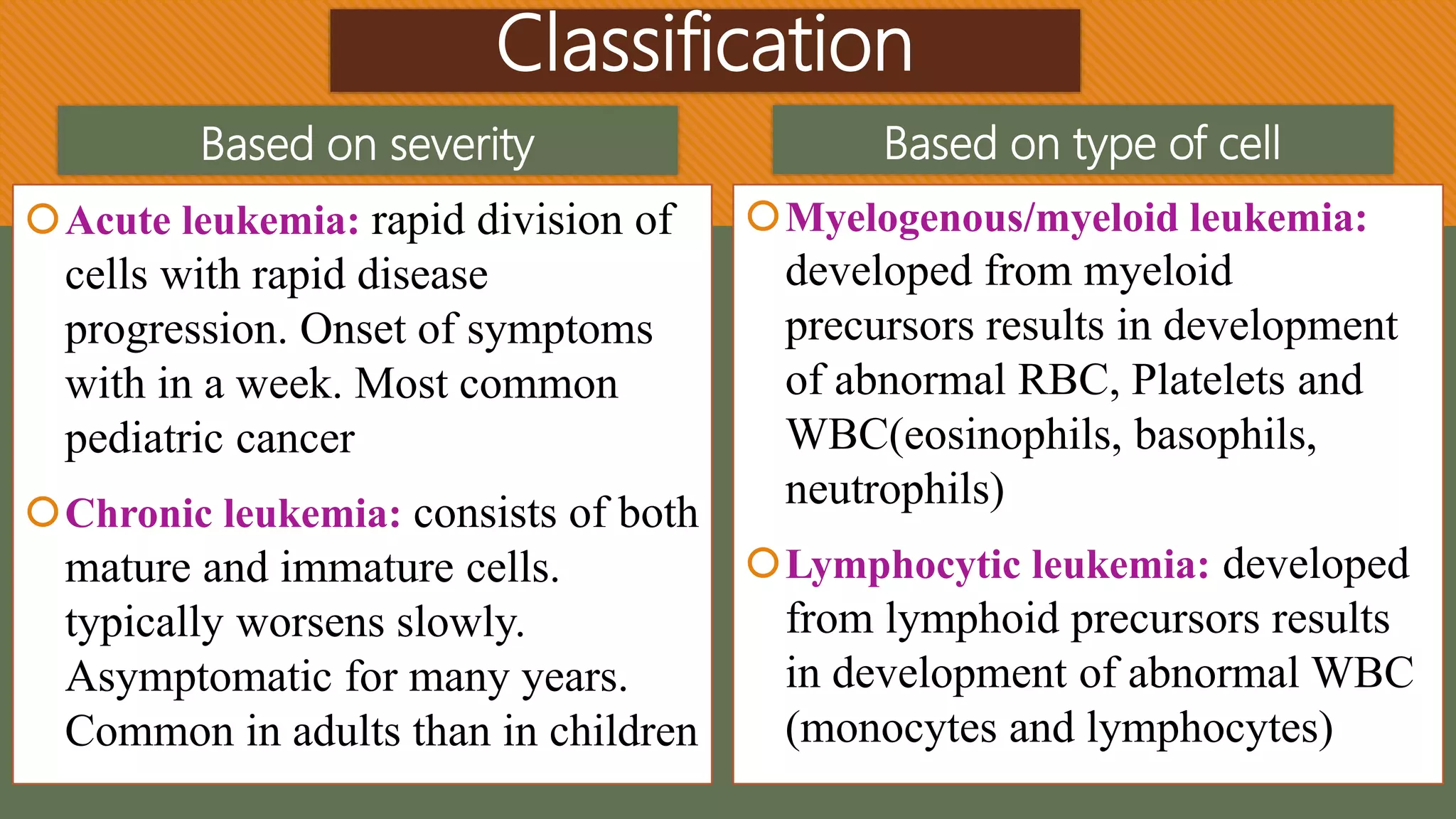 Leukemia in children | PPTX