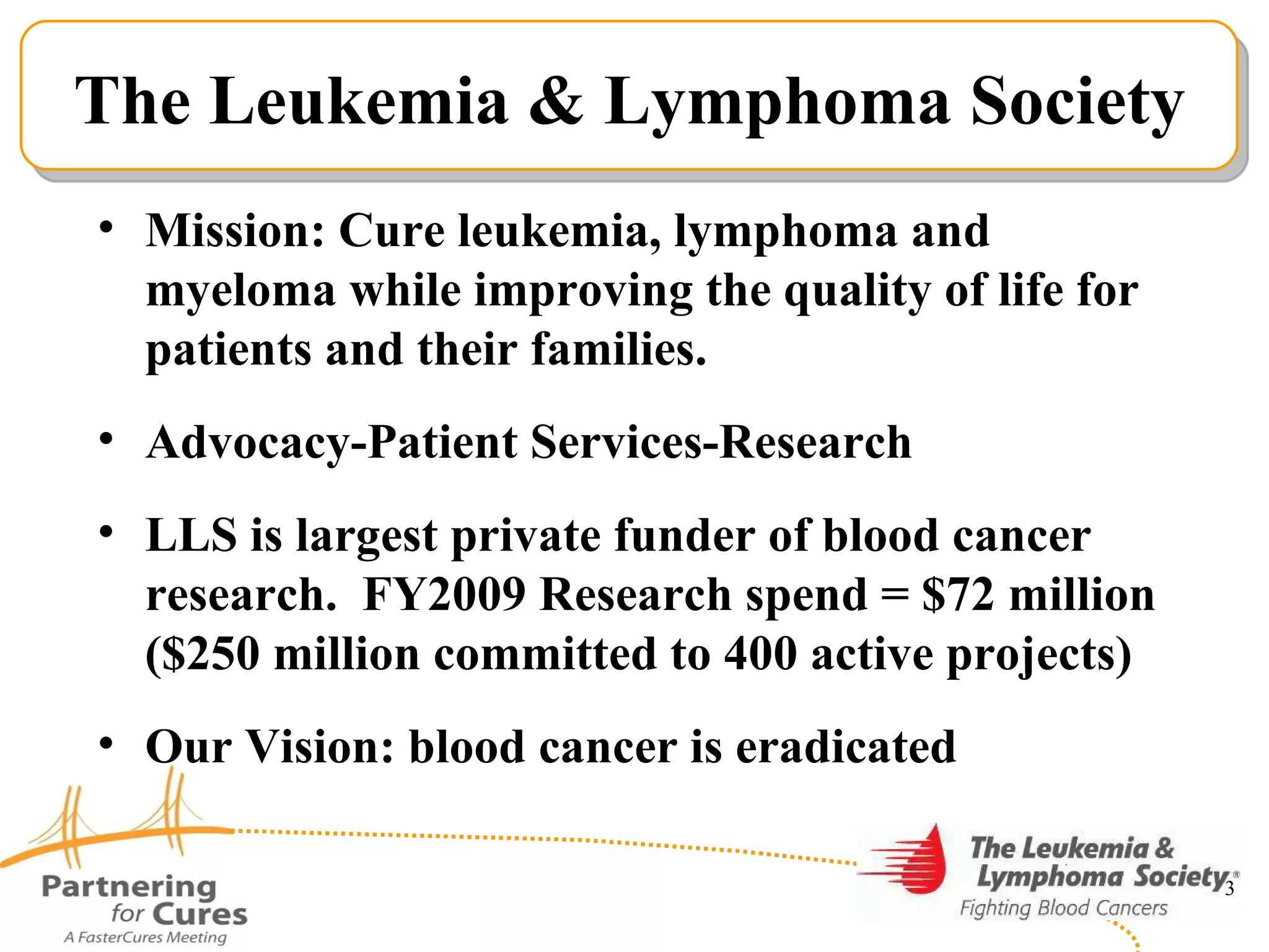 Leukemia Lymphoma Society: An Invitation to Innovation | PPT
