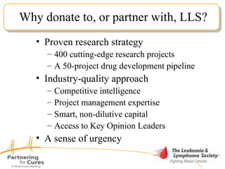 Leukemia Lymphoma Society: An Invitation to Innovation | PPT