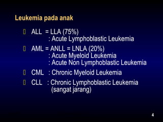 Leukemia pada anak 1 | PPT