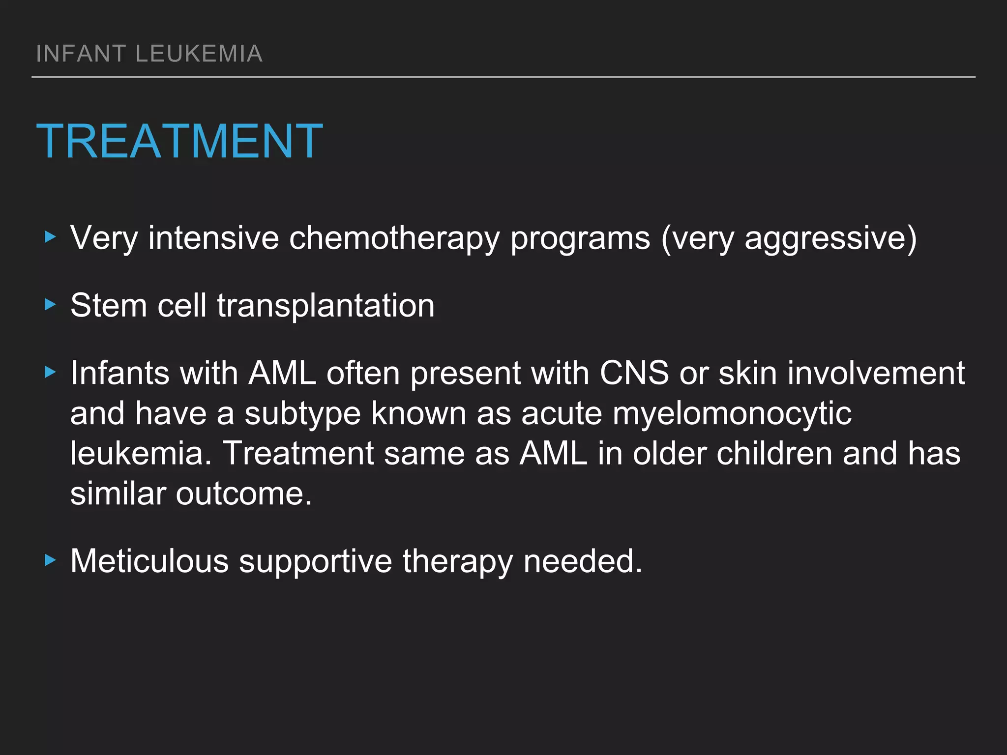 Leukemia in Pediatrics - Dr. Julius King Kwedhi | PPTX