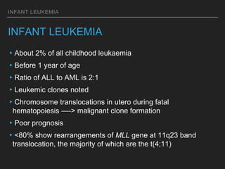 Leukemia in Pediatrics - Dr. Julius King Kwedhi | PPTX